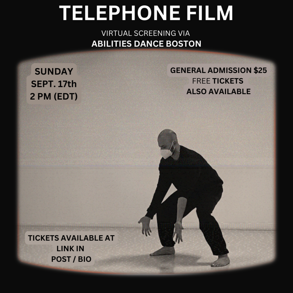 Telephone Film Screening via Abilities Dance Boston (Sept. 17th at 2 PM ...