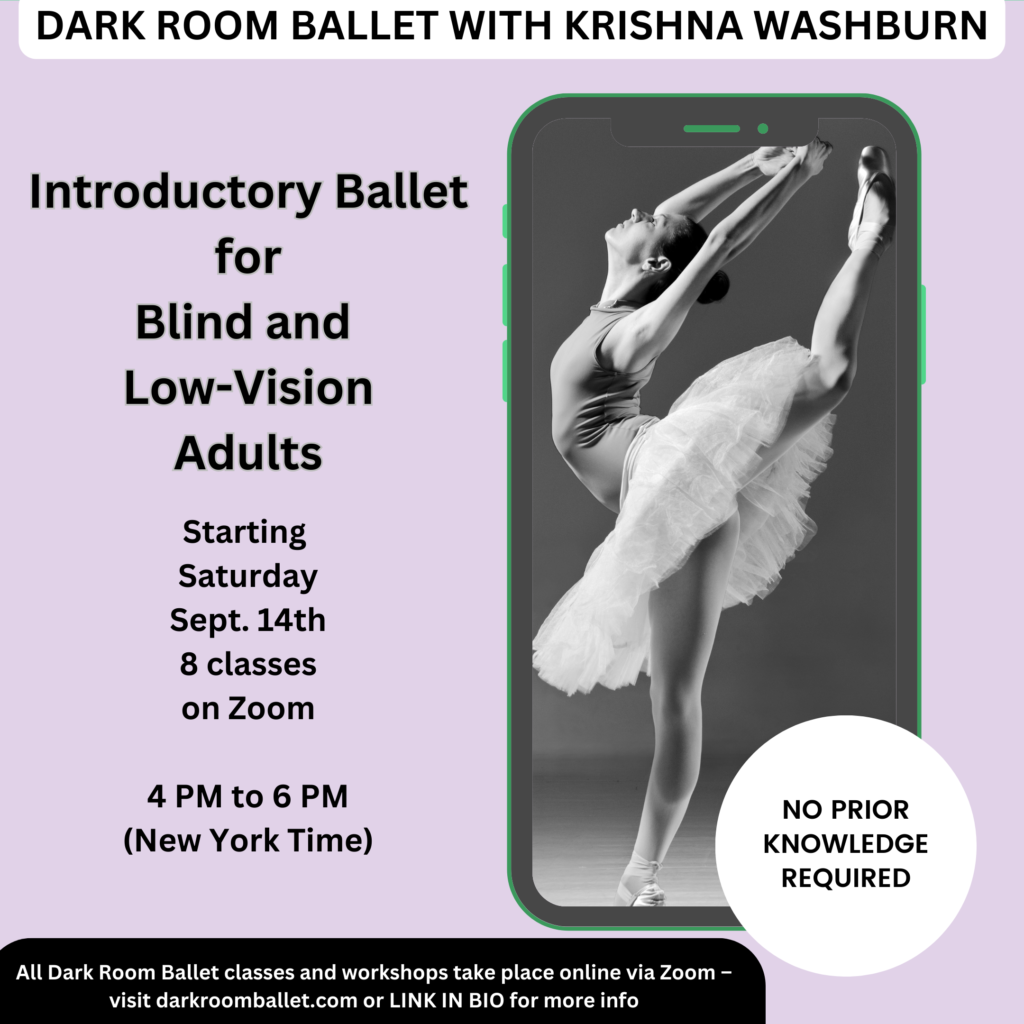 Dark Room Ballet Introductory Classes for Blind and Visually Impaired ...